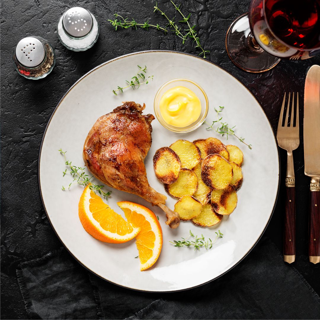 French Duck Leg Confit (±150g) – Slow-Cooked Gourmet Delight | Les ...